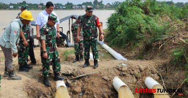 Danrem 042/Gapu cek langsung Proyek Water Intake Sungai Batanghari ...